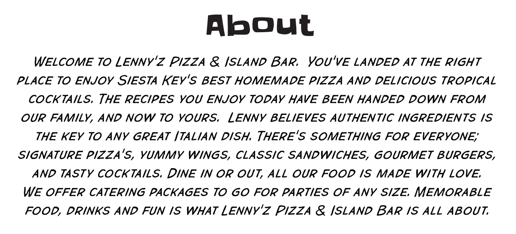 Home | Lenny'z Pizza